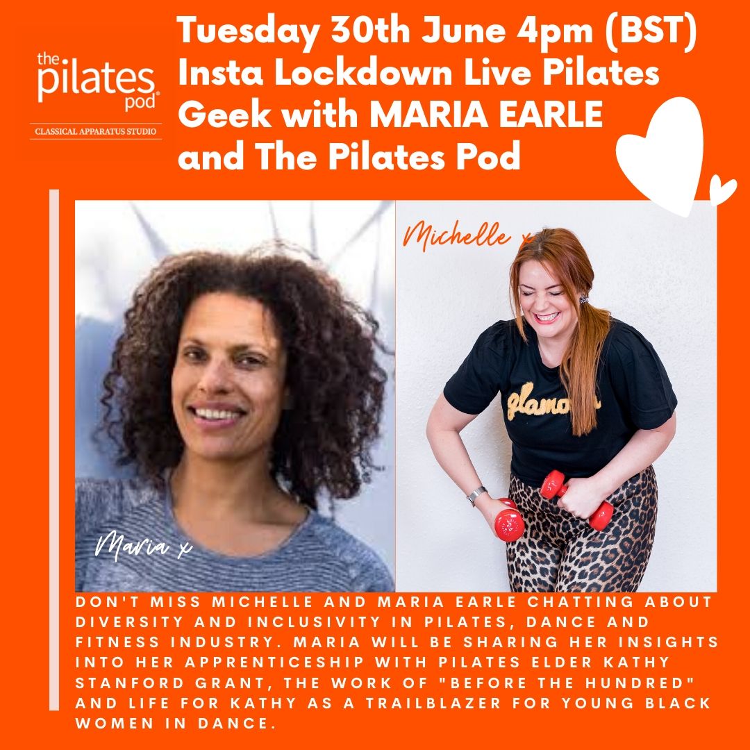 Lockdown Live with Maria Earle: Diversity and Inclusivity in Pilates ...